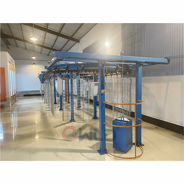 Automatic Electrostatic Powder Coating Lines - Buy Electrostatic ...